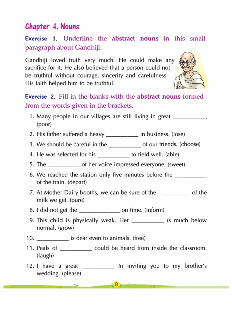 Chapter 4 Nouns Exercise | PDF