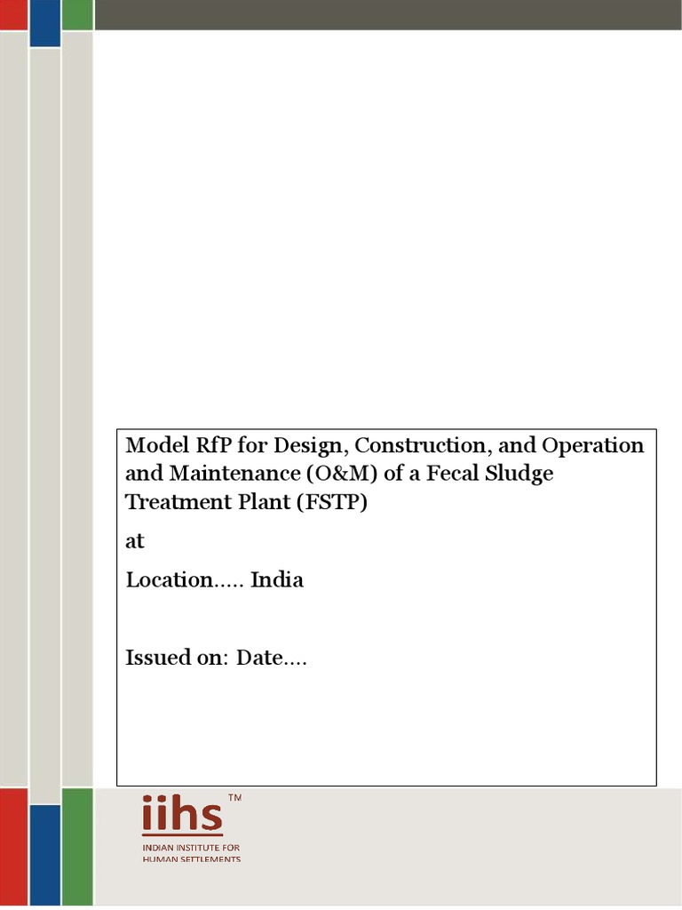 301.tnussp Model FSTP RFP PDF | PDF | Water Pollution | Sanitation