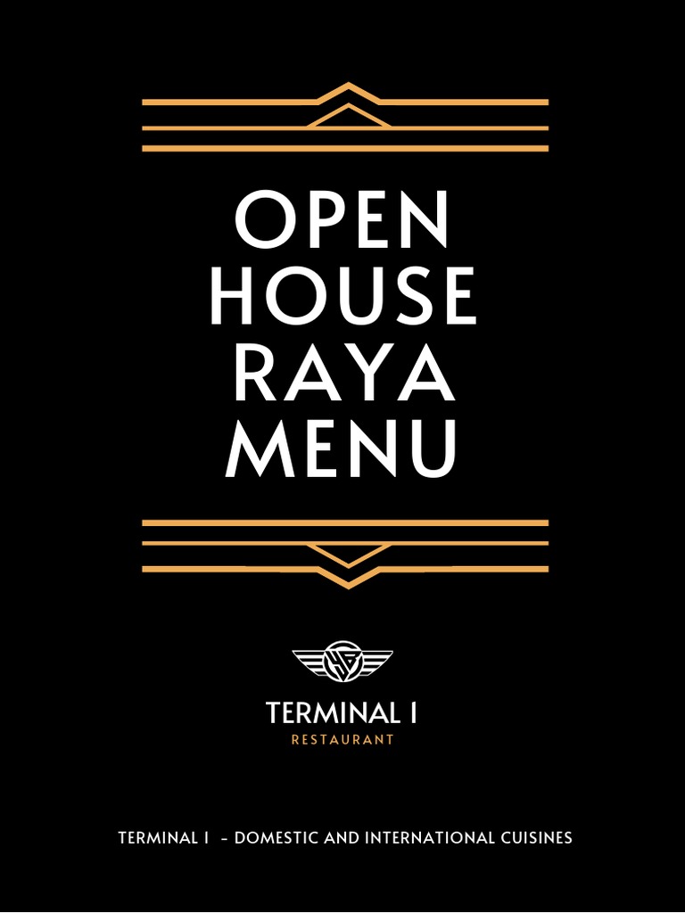 Terminal OpenHouse Raya Menu | PDF