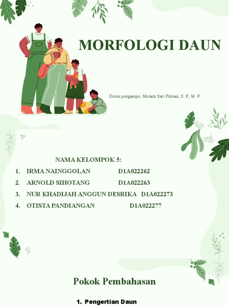 Morfologi Daun-1 | PDF
