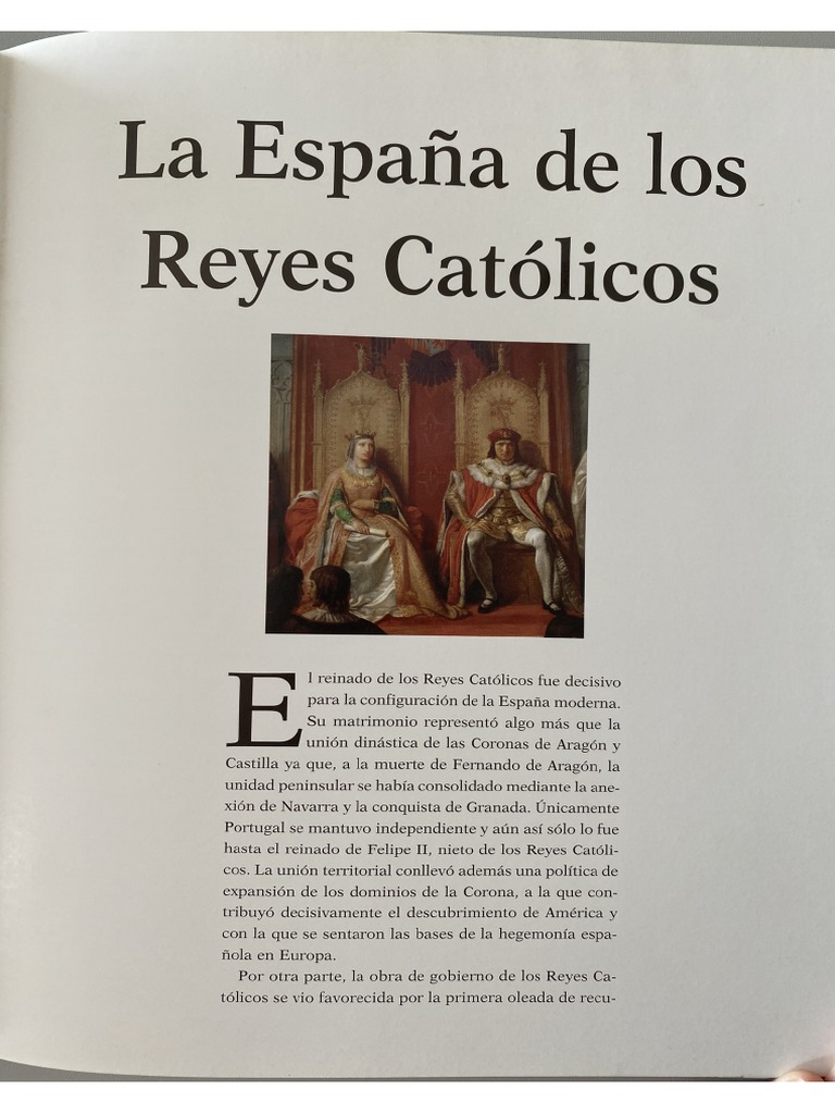 la espana de los Reyes Catolicos.pdf | PDF