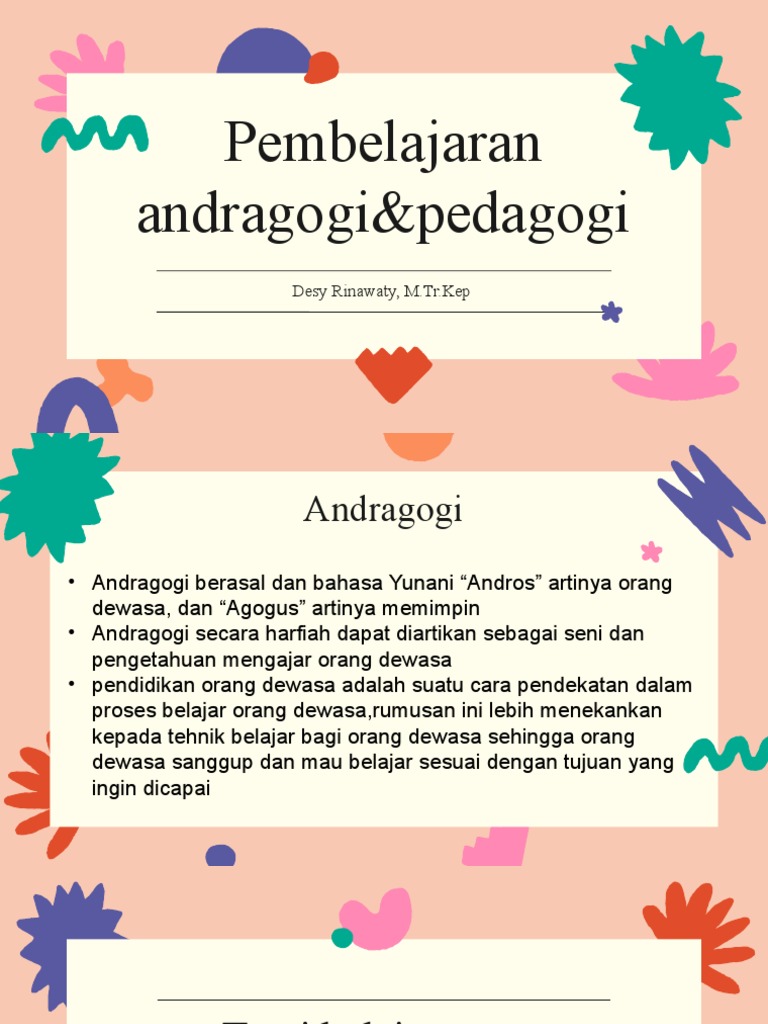 Belajar Andragogi Dan Pedagogi | PDF