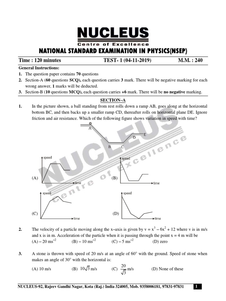 Nsep Mock 1 PDF | PDF