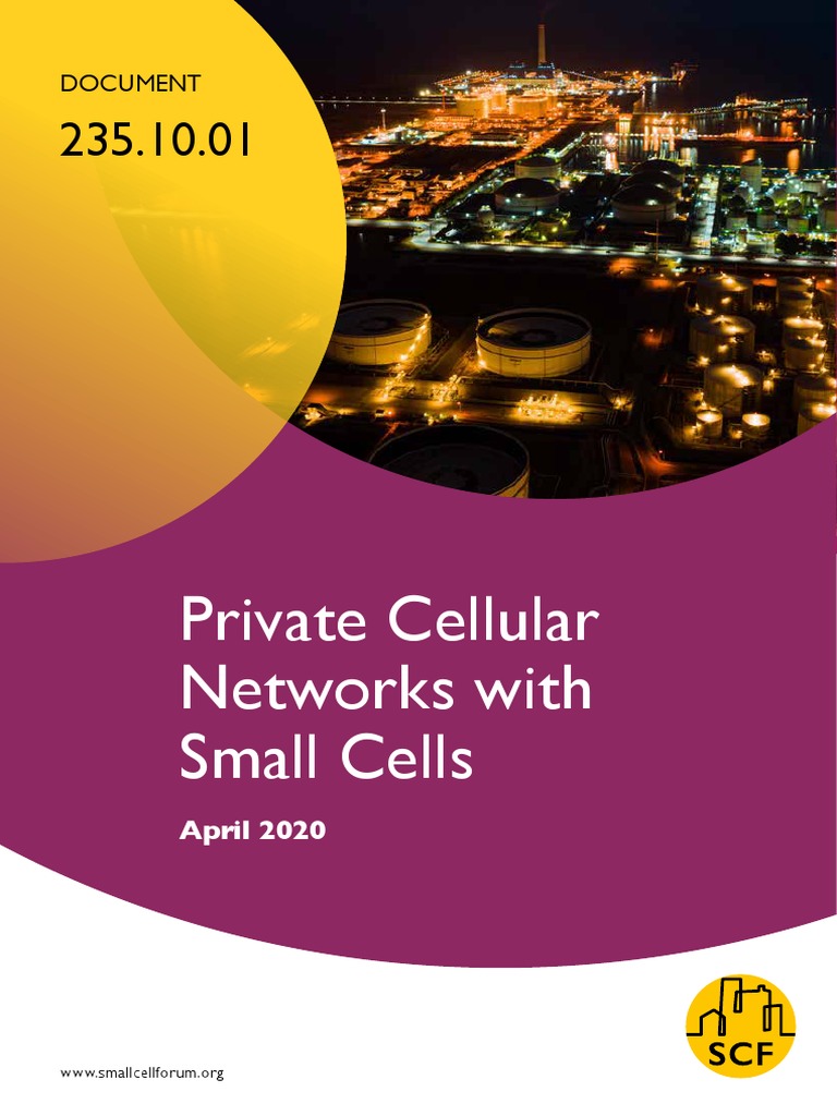 SCF235 Private Cellular Networks With Small Cells PDF | PDF | Cellular Network | Computer Network