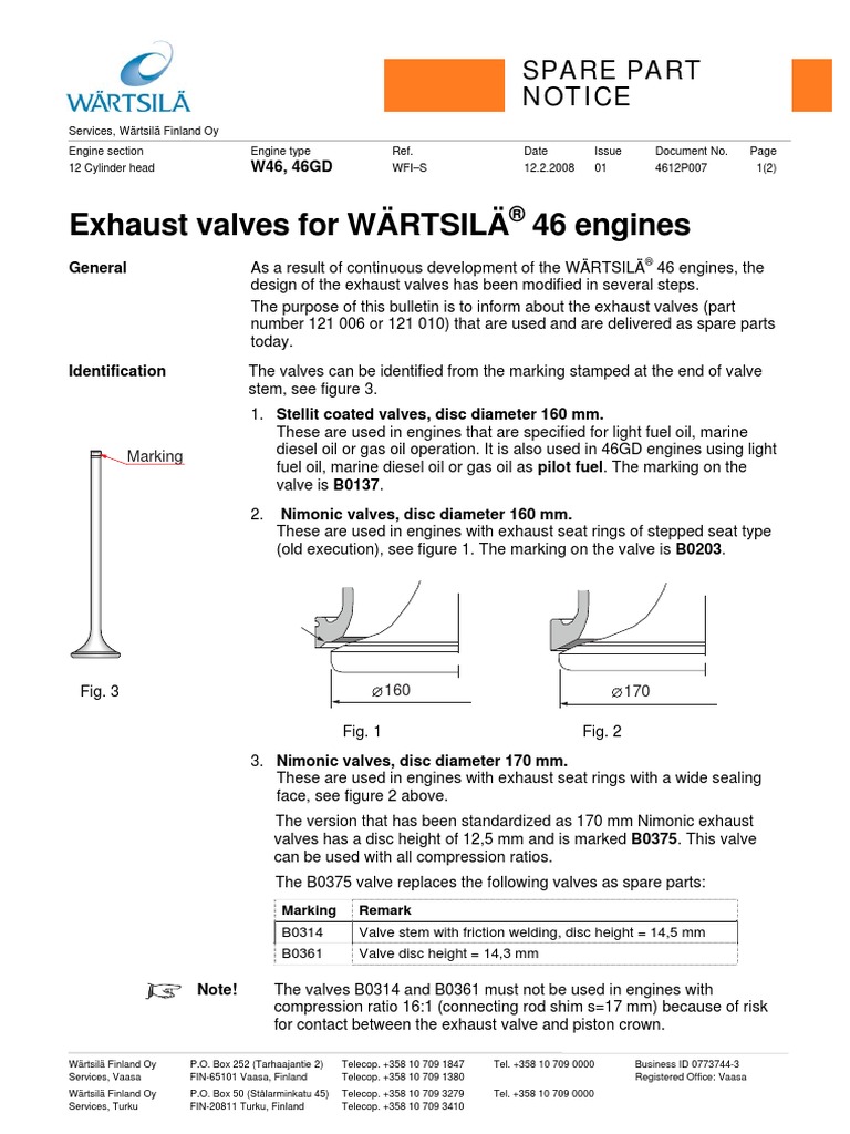 4612P007 - 01gb (1) - Exh Valves PDF | PDF