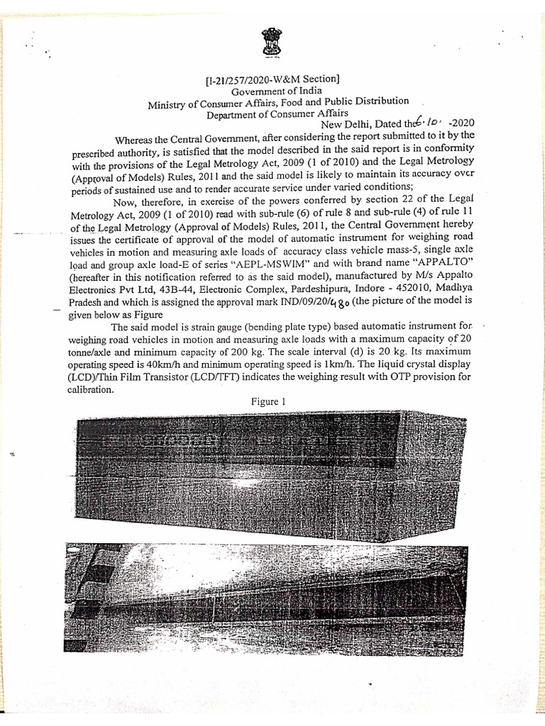 AEPL Model Approval MS WIM PDF | PDF