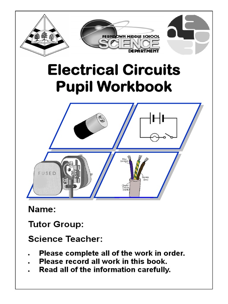 Electrical Circuits Workbook for Students | PDF