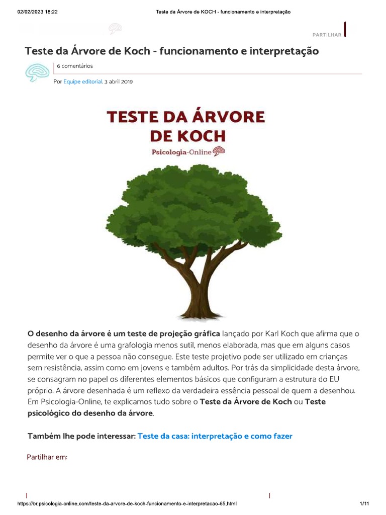 Desenho Da Àrvore PDF | PDF