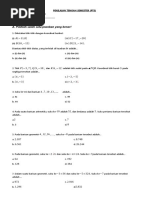Pts Matematika SMP Kelas 8 Semester 1 | PDF