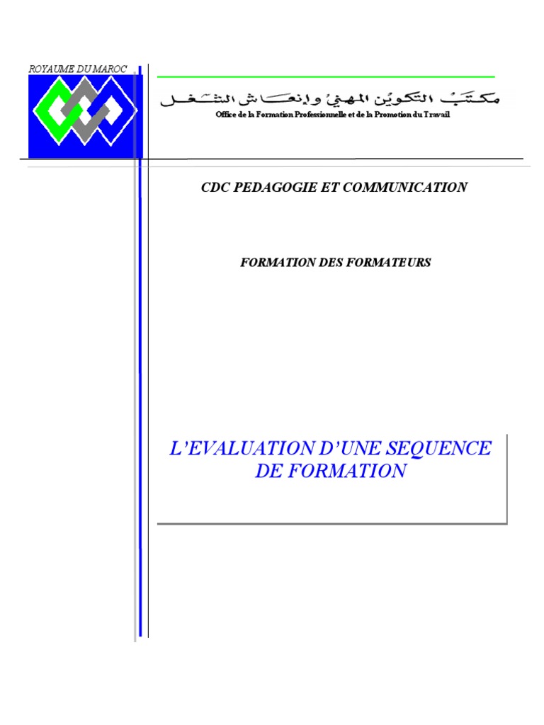 Module 5 L' Evaluation D'une Sequence de Formation | PDF