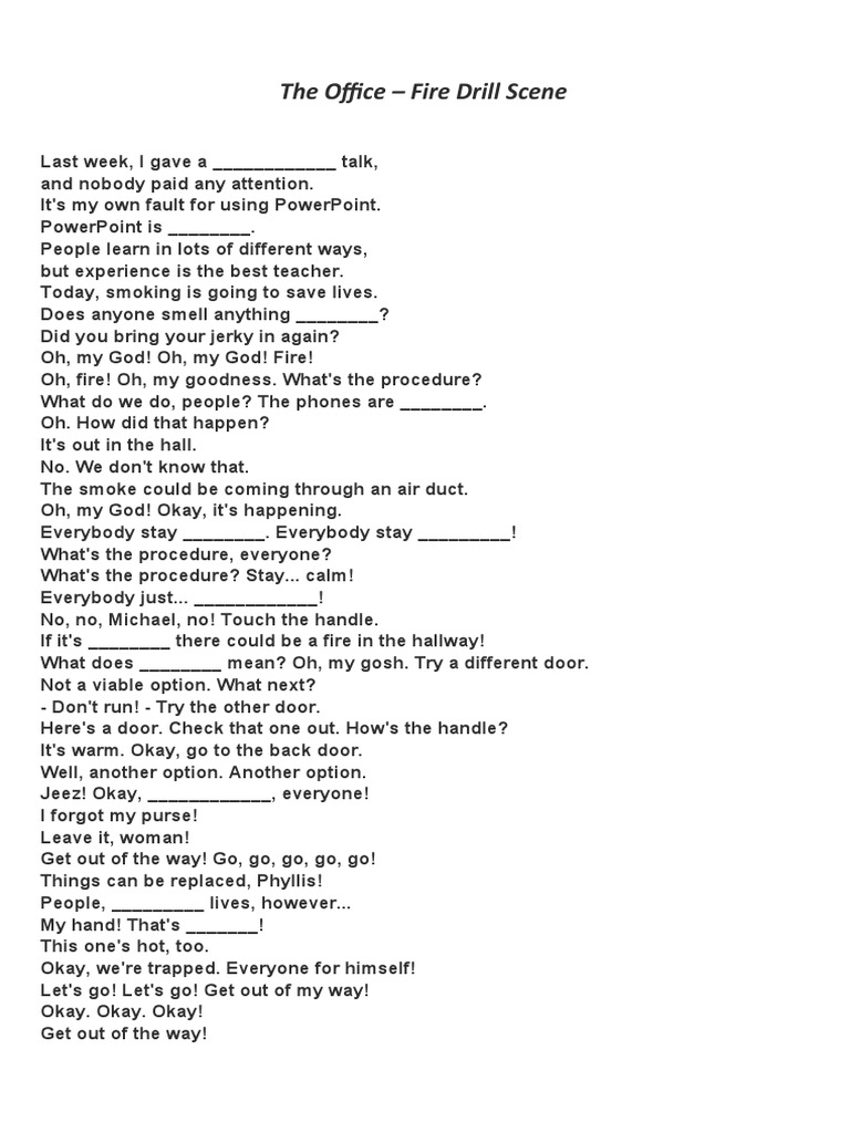 The Office Activity With Answer | PDF