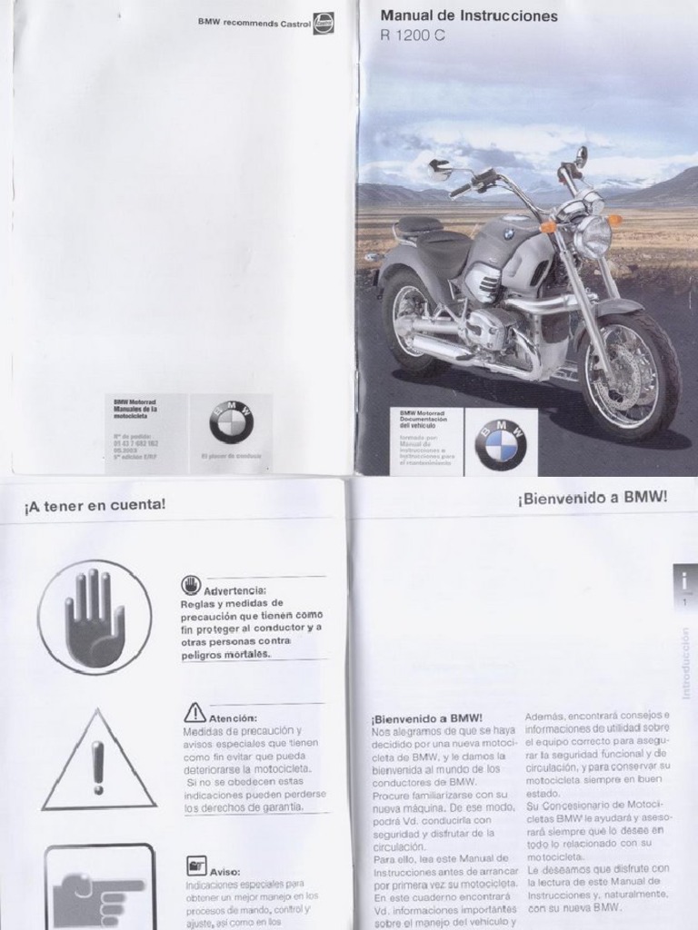 Manual instrucciones BMW R1200C.pdf | PDF
