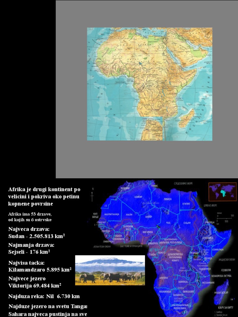 Afrika - Prirodne Odlike | PDF