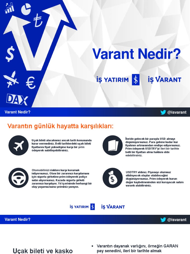 1 Varant Nedir PDF | PDF