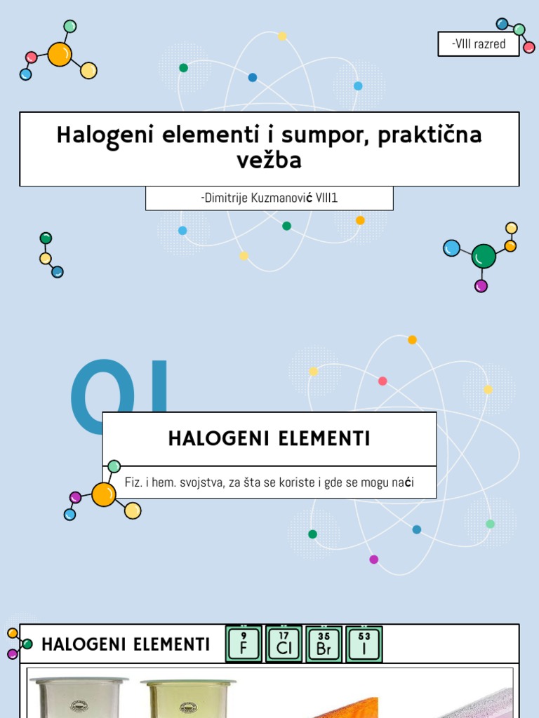 Halogeni elementi i Sumpor | PDF