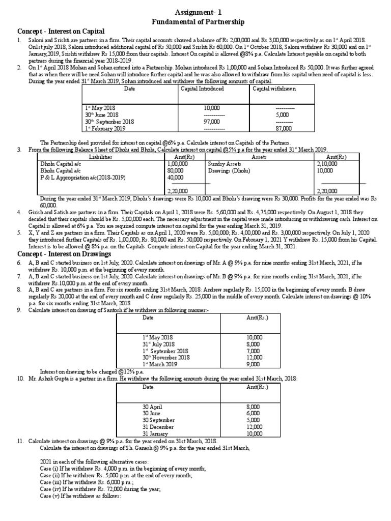Fundamental of Partnership PDF | PDF