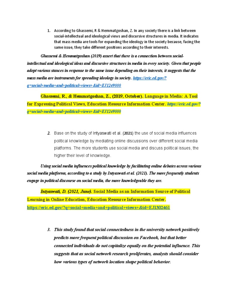 Reference Citations in RRL | PDF