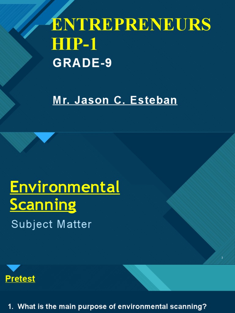 Environmental Scanning | PDF | Business | Economies