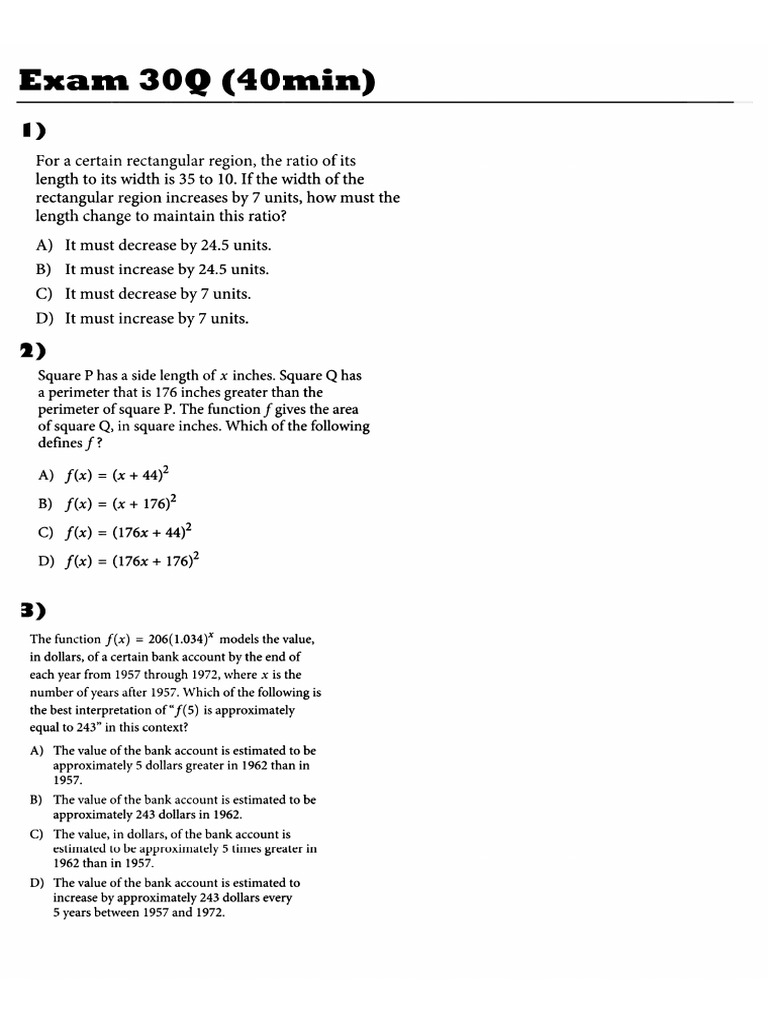 Exam 30Q (35min) PDF | PDF