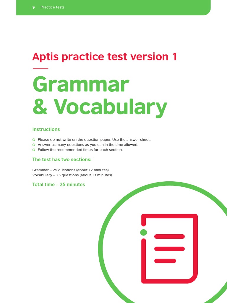 APTIS test 4.pdf | PDF