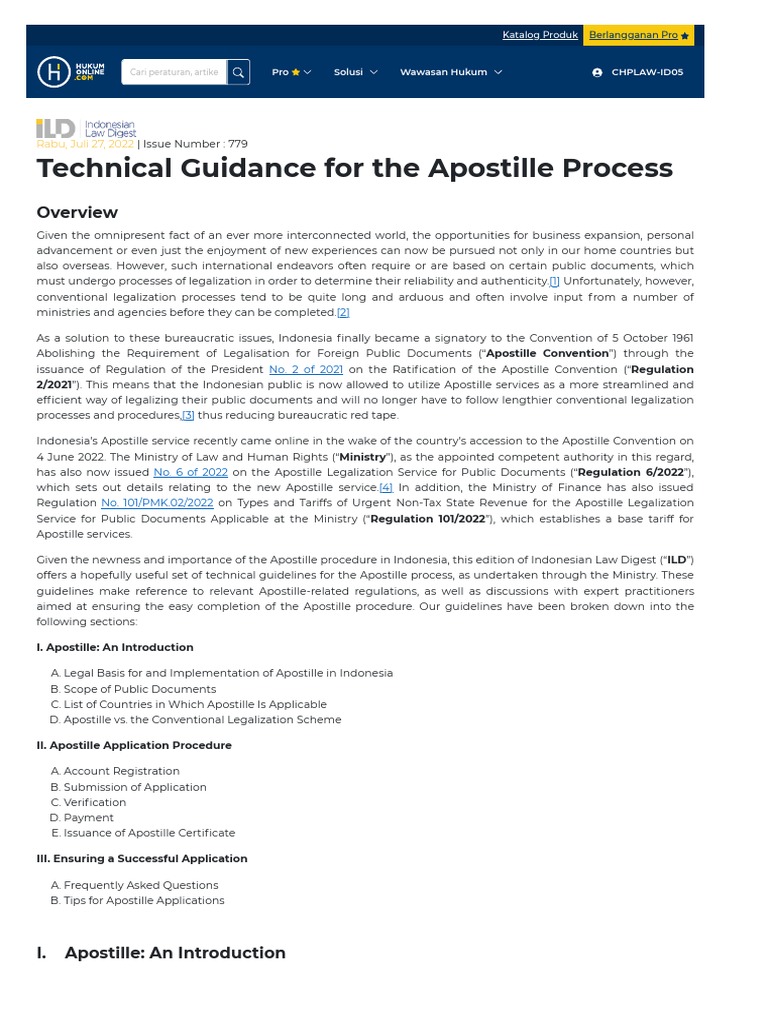 Technical Guidance For The Apostille Process PDF | PDF | Notary Public ...