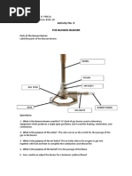 Labelling The Bunsen Burner Worksheet Support | PDF
