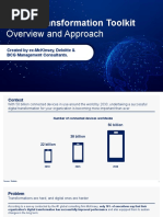 Change and Project Management Toolkit - Overview and Approach | PDF