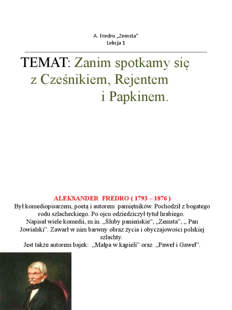 Zemsta | PDF