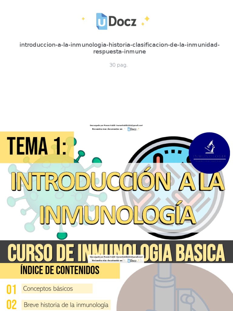 INTRODUCCION INMUNO | PDF