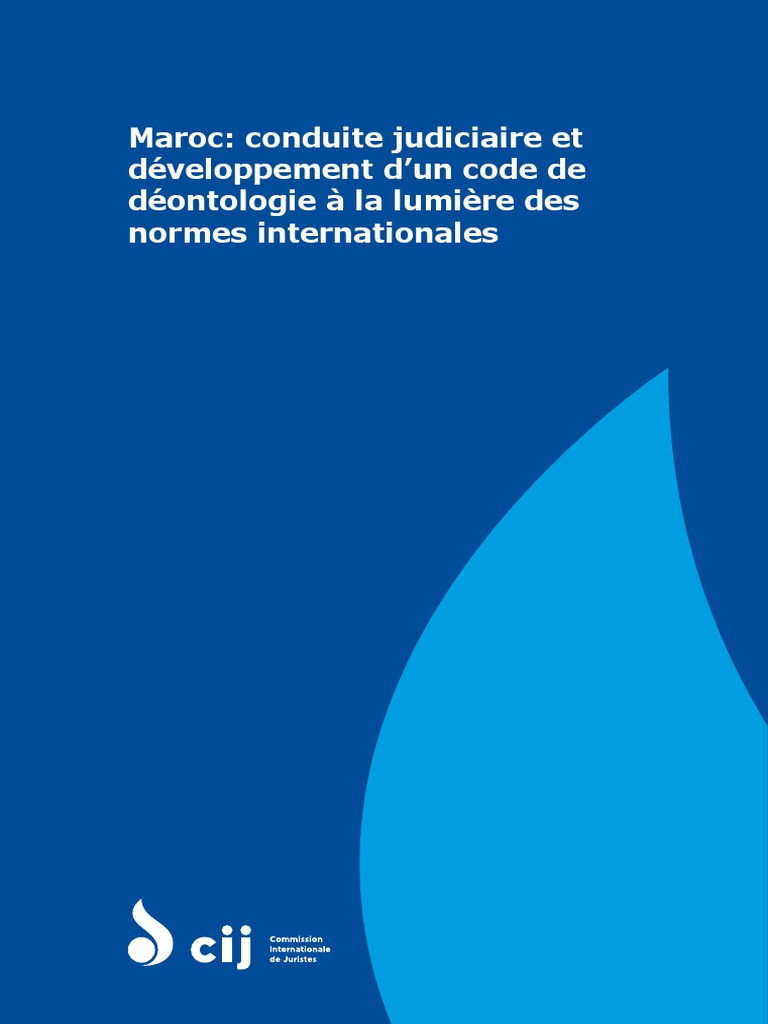 Code de Déontologie CIJ PDF | PDF