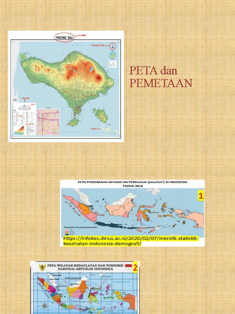 Jenis dan Komponen Peta Geografi | PDF
