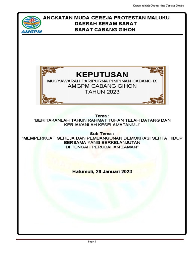 Keputusan MPPC | PDF