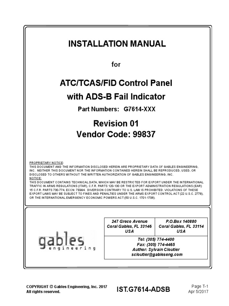 G7614 Im PDF | PDF | Electrical Connector | Transponder (Aeronautics)
