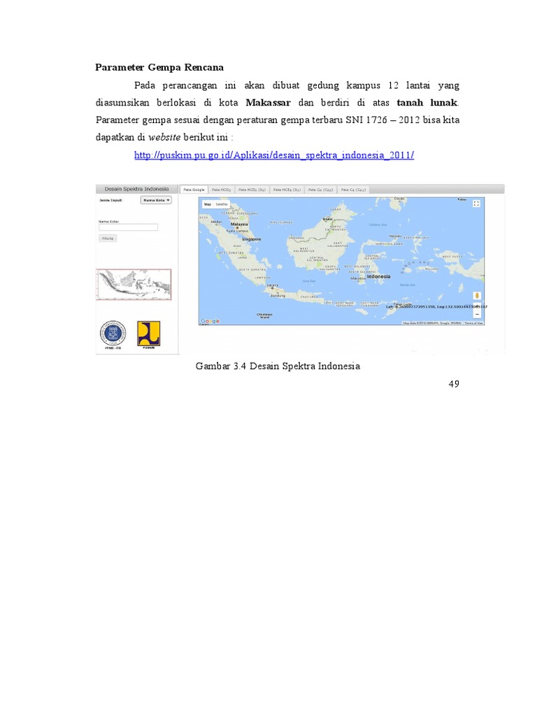 Parameter Gempa Rencana | PDF