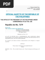 IRR RA 9904 (Magna Carta for Homeowners) | PDF | Board Of Directors ...