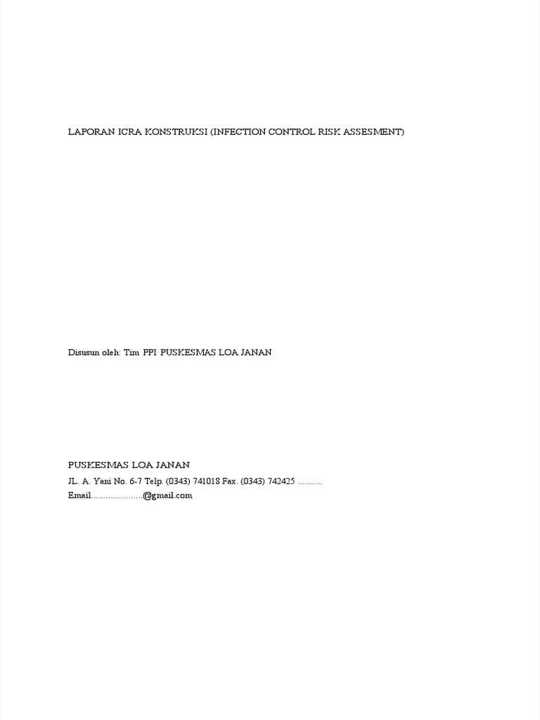 Contoh Laporan-Icra-Konstruksi Bangunan | PDF