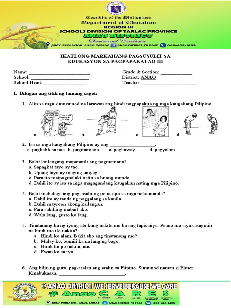 Q3 Grade-3 Esp | PDF