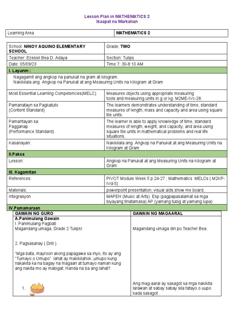 May 9,2023 Final Lp-Demo-Adaya | PDF