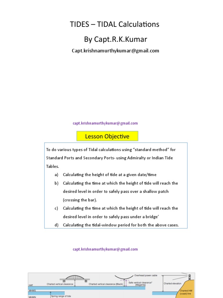RKK TIDES PPT 2023 VVG and Simplified | Download Free PDF | Tide ...