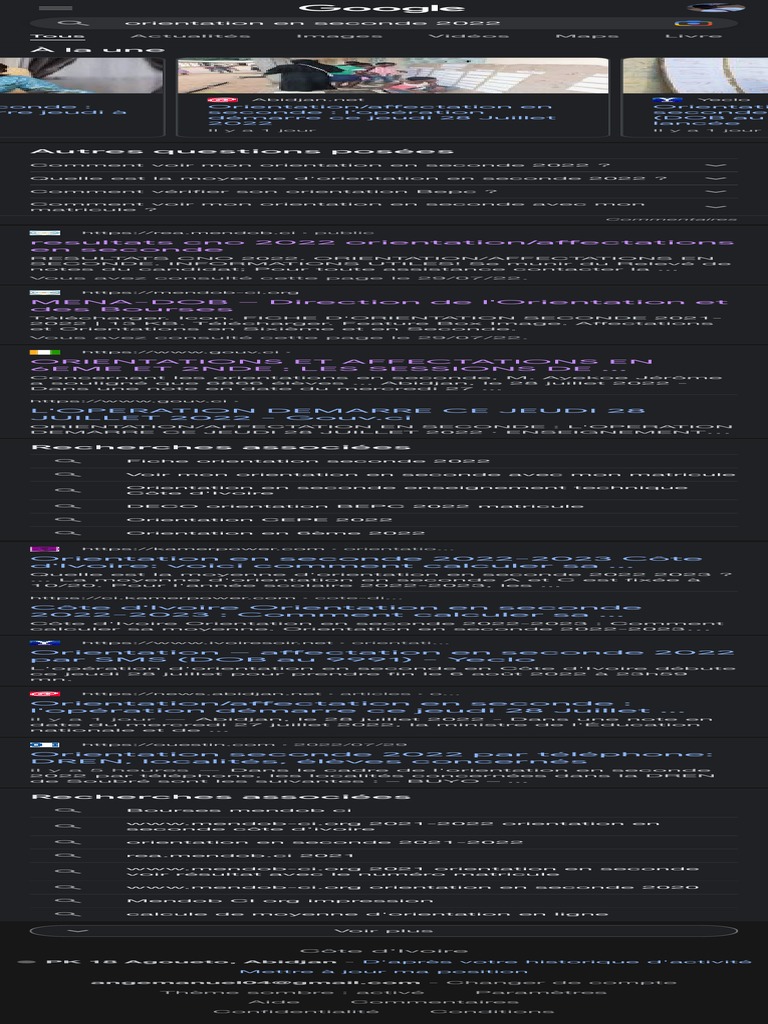 Orientation en Seconde 2022 - Recherche Google PDF | PDF