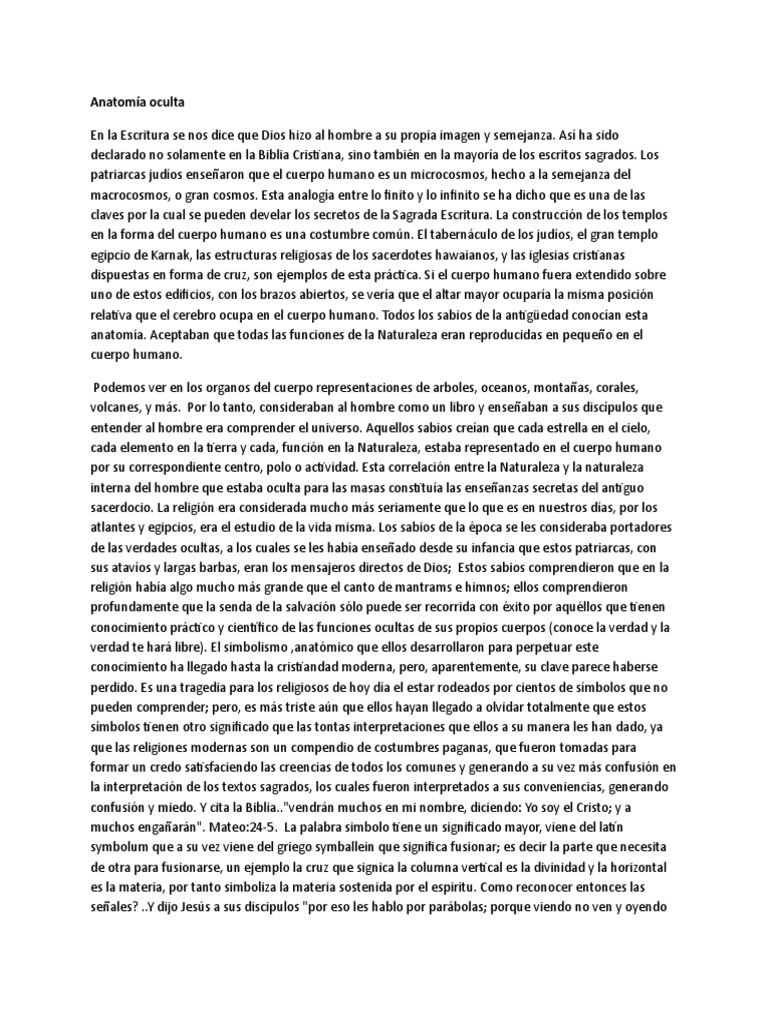 Anatomia Oculta Parte 1 | PDF