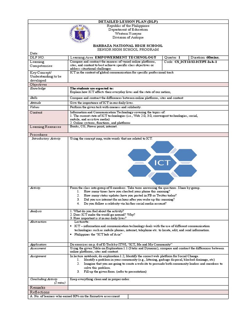 DLP - Etech 1-60 | PDF