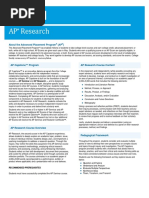 AP Seminar Exam Format and Lenses Guide | PDF | Argument | Cognition