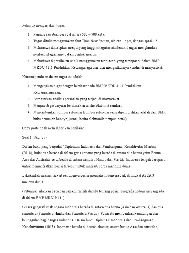 Tutorial Online 1 (PKN) | PDF