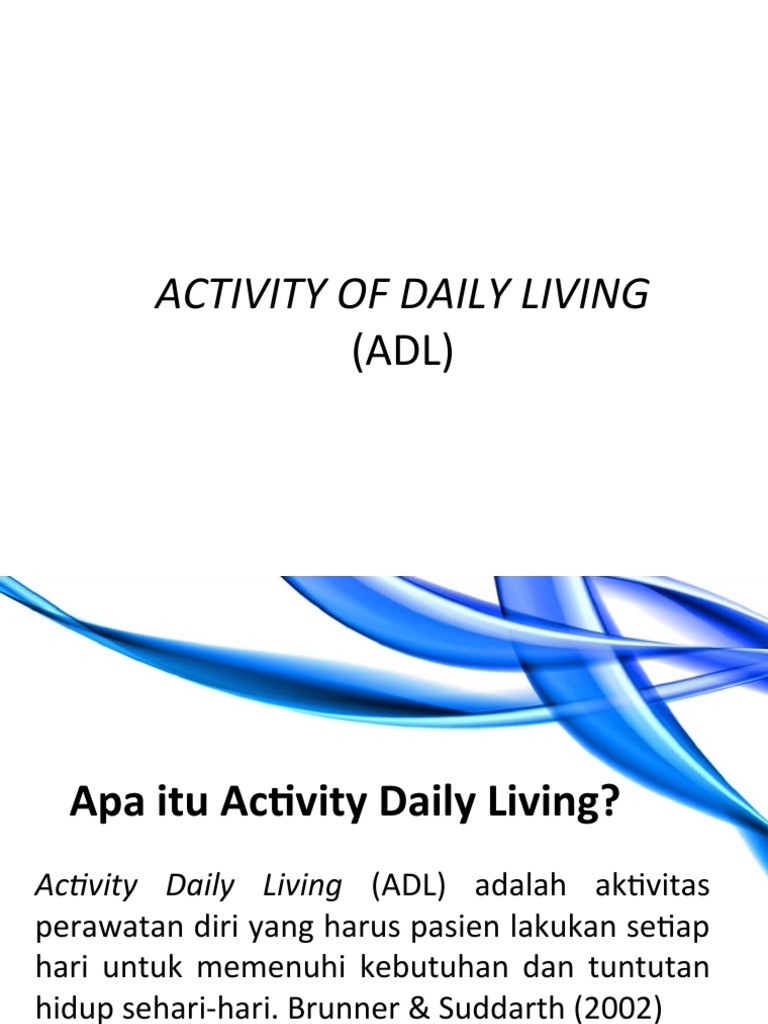 Adl Dan Instrumen Adl | PDF