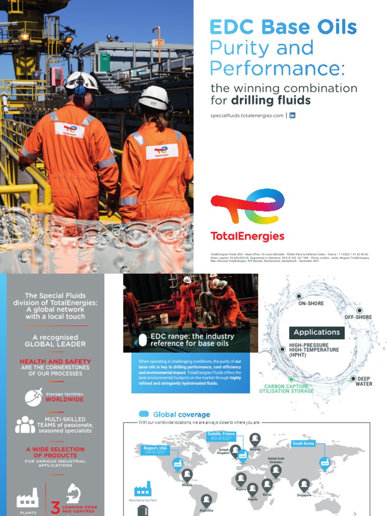 EDC Base Oils: Pure, High-Performance Drilling Fluids | PDF