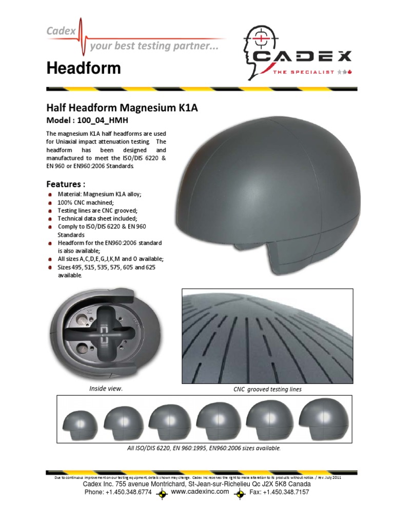 Headform - Half ISO Mag PDF | PDF