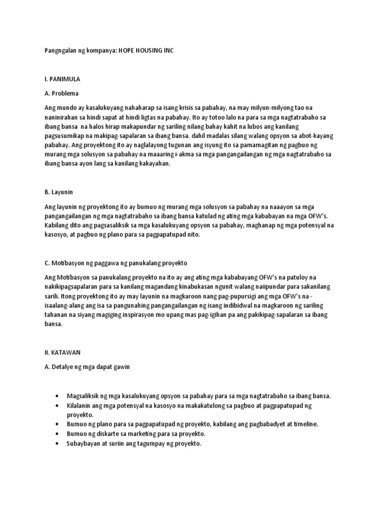 Pangngalan NG Kompanya | PDF