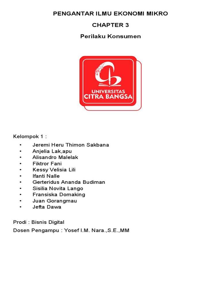 CHAPTER 3 CONSUMER BEHAVIOR Kelompok 1 | PDF
