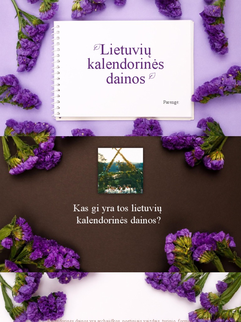 Lietuviu Kalendorines Dainos | PDF